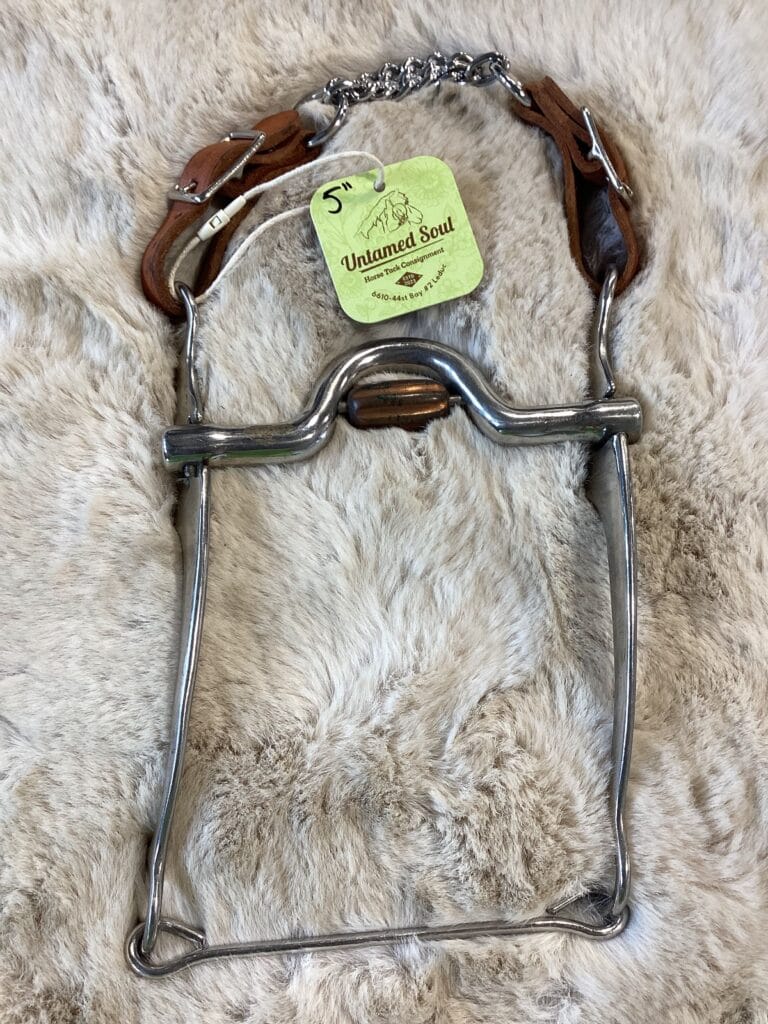 Bit Copper Middle Shank 5" With ChinStrap - Trade Tack